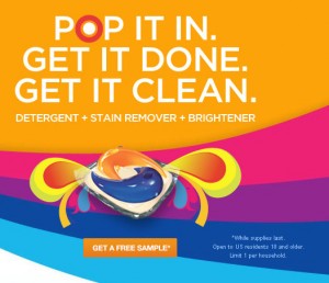 FREE Tide Pod Sample