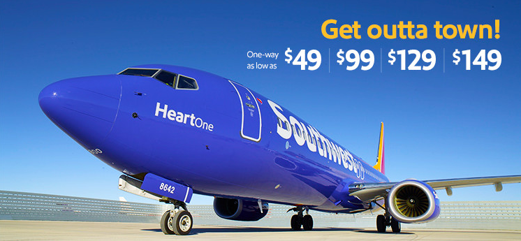 Southwest Airline Sale! Prices Start at Just $49! - Common Sense With Money
