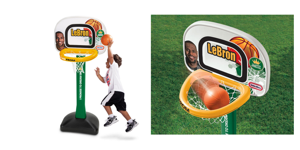 Little Tikes LeBron James Mini Basketball Hoop Set Only $27.99 ...