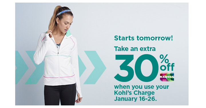 PREVIEW! Kohl’s 30% Off! Earn Kohl’s Cash! Spend Kohl’s Cash! Stack ...