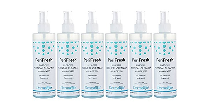 PeriFresh No Rinse Perineal Cleanser Spray, 6 Pack – 7.5 oz Peri Bottle ...