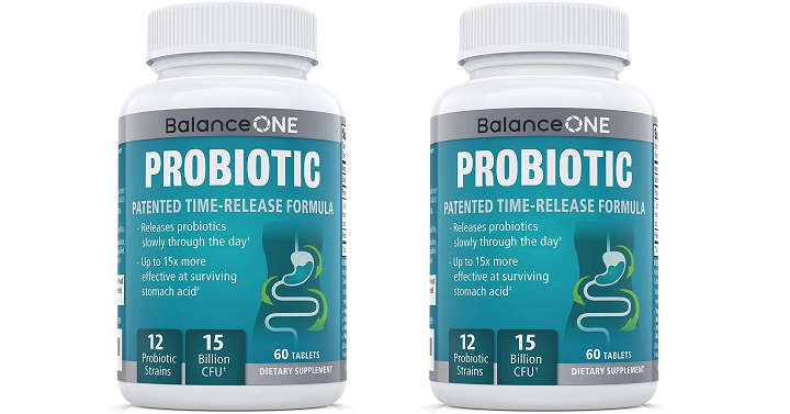 Balance ONE Probiotic (For Gut Health & Immunity) Only $17.38 Shipped ...