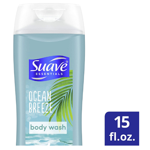 Suave Essentials Ocean Breeze Body Wash 15 oz Bottle 6-Pack Only $9.12 ...