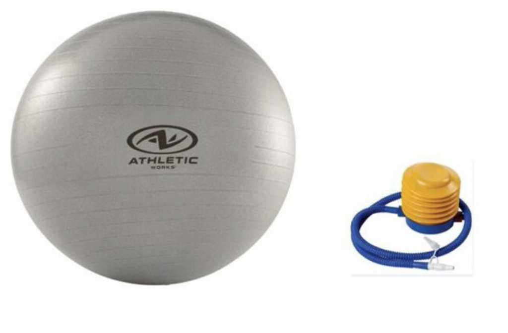Athletic Works 75cm Anti-burst Exercise Yoga Ball with Pump $9.73! (Reg ...