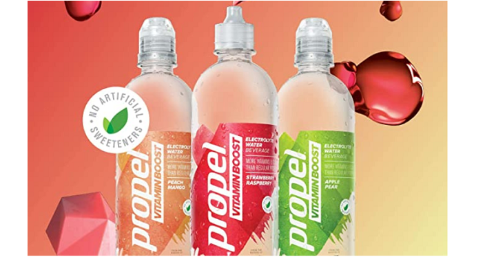Propel Vitamin Boost, Strawberry Raspberry, 20 oz, 12 Count Only $6.29 ...