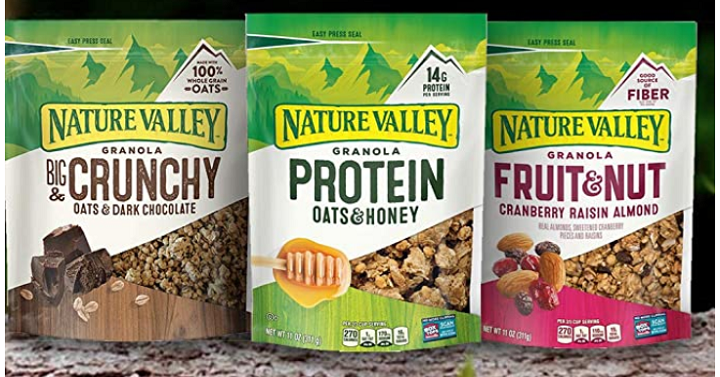Nature Valley Granola Crunch, Clusters, Oats ‘n Honey, 16 oz Only $2.69 ...