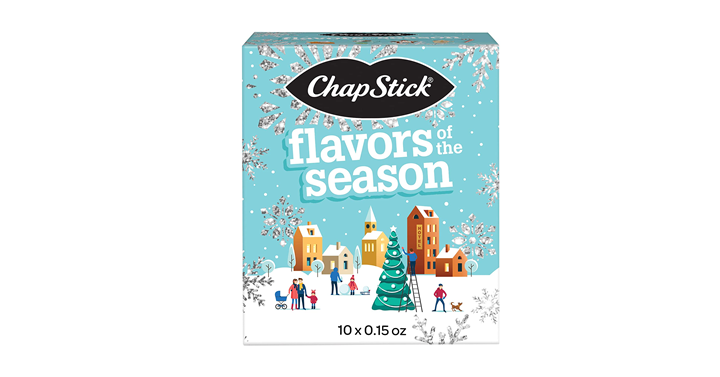 ChapStick Holiday Flavored Lip Balm Gift Set – 10 Pack – Just $6.99 ...