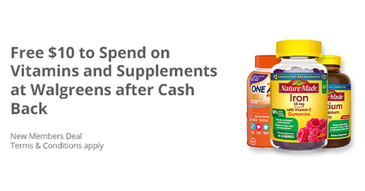 Awesome Freebie! Get a FREE $10.00 to spend on Vitamins and Supplements ...