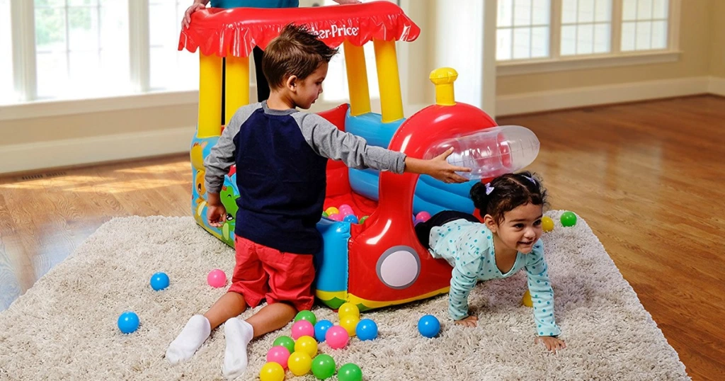 Fisher-Price Train Ball Pit with 25 Multi-Colored Play Balls – Just $19 ...