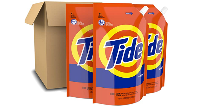 Tide Liquid Laundry Detergent Soap Pouches, High Efficiency (HE ...