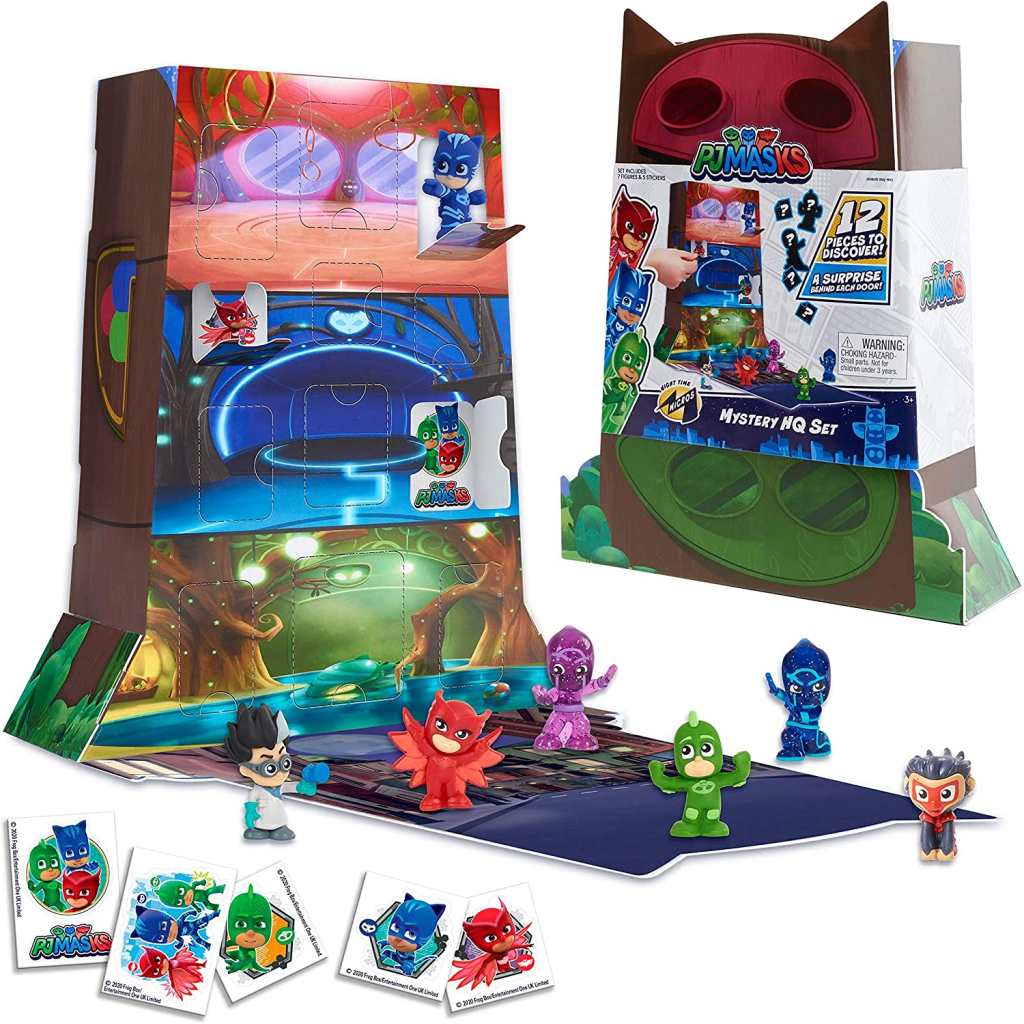 PJ Masks Night Time Micros Mystery HQ Box Set with Mini Figures Only $5 ...