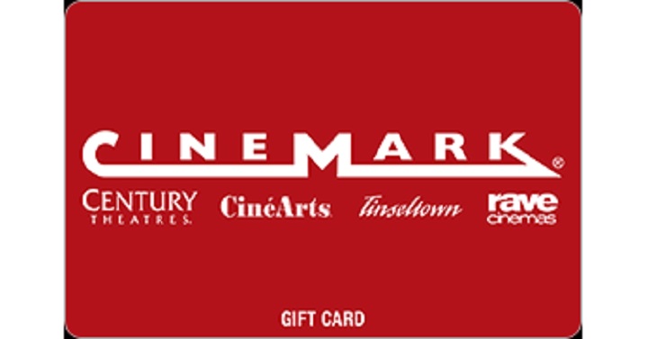 $25 Cinemark Gift Card Only $20 Through PayPal! - Common Sense With Money