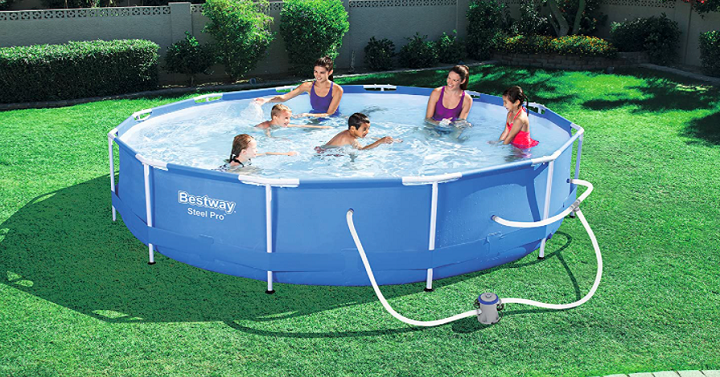 Bestway Steel Pro 12ft x 30in Above Ground Pool Set Just $144.64 ...