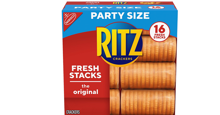 Ritz Crackers Flavor Party Size Box of Fresh Stacks 16 Sleeves – Just ...