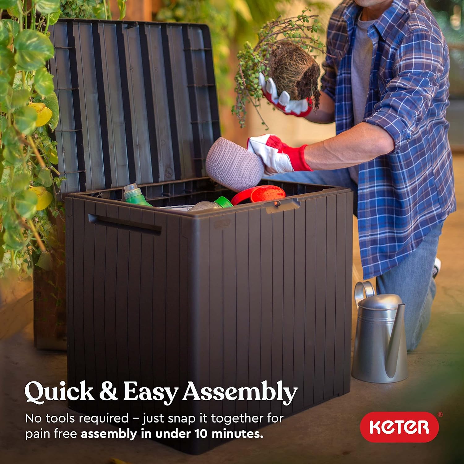 Keter City 30 Gallon Resin Deck Box – Only $29.99! - Common Sense With ...