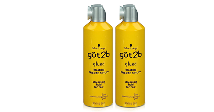 Got2b Glued Blasting Freeze Hairspray, 12 oz, Pack of 2 – Just $11.00 ...