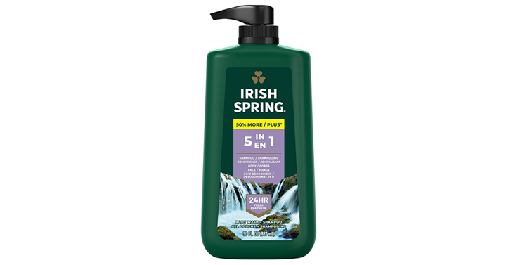 Irish Spring 5 in 1 Body Wash for Men – Just $3.94! - Common Sense With ...