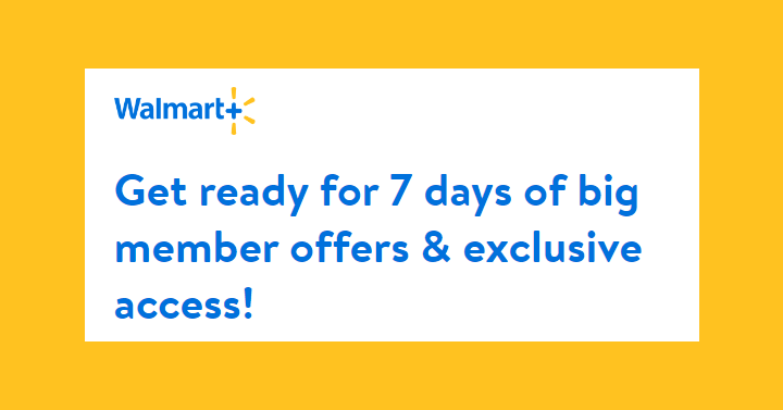 Walmart+ Week Offers Are Almost Here! - Common Sense With Money