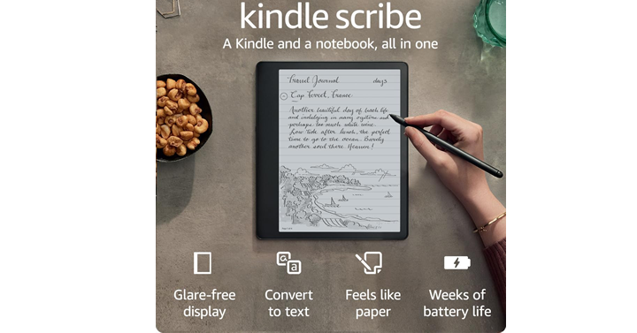 Amazon Kindle Scribe (16 GB) – 10.2” 300 ppi Paperwhite Display, a ...