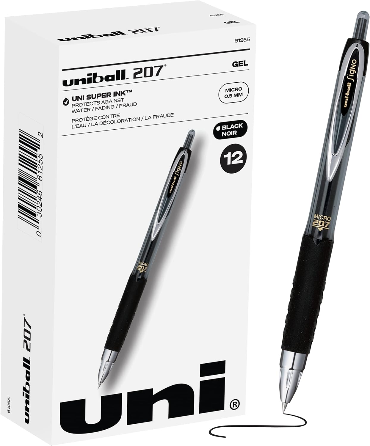 Uni-ball Retractable Fraud Prevention Gel Pens (Pack of 12) – Only $6. ...