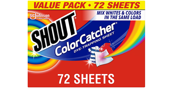 Shout Color Catcher – 72 ct – Just $7.49! - Common Sense With Money