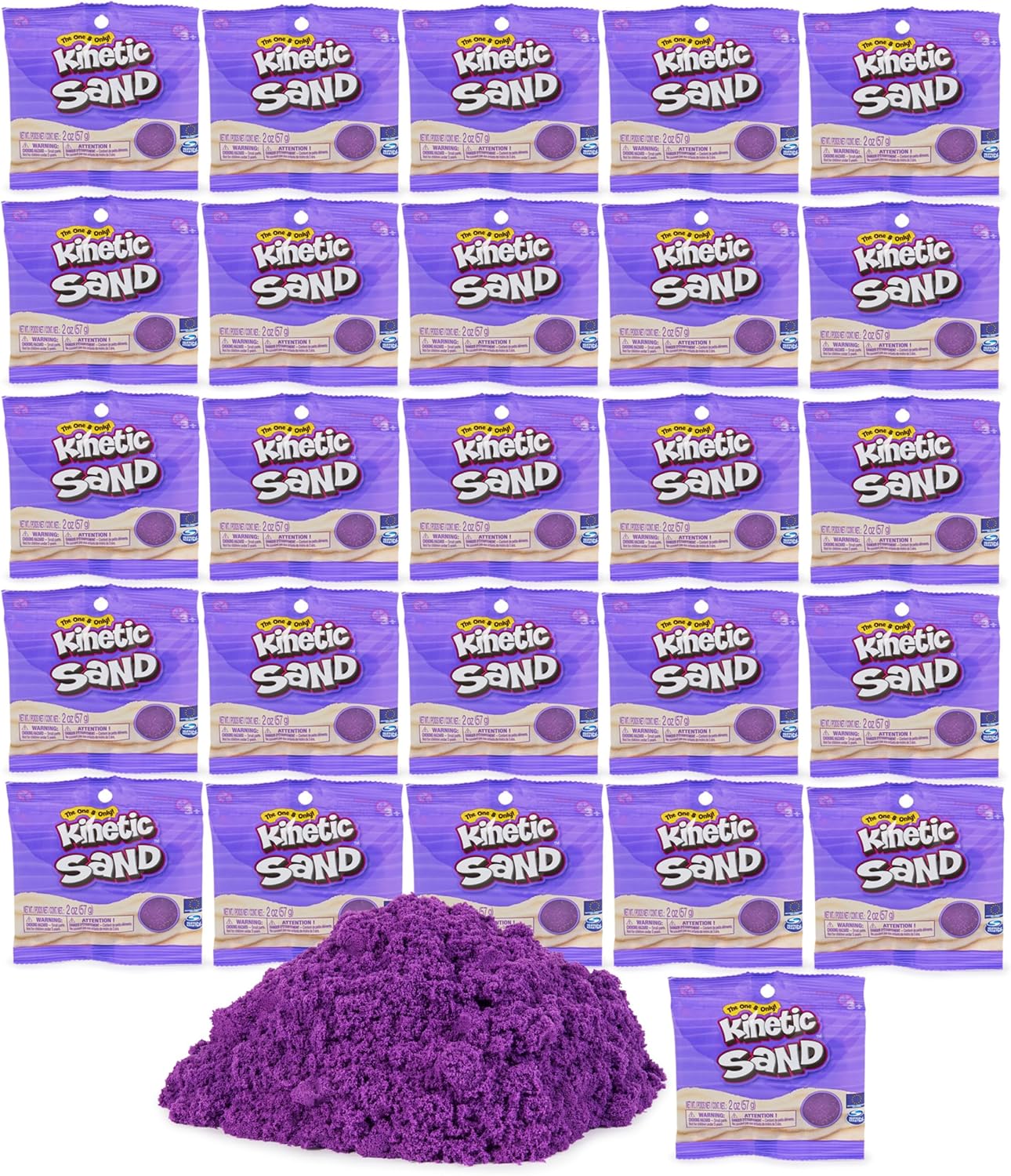 Kinetic Sand, 26-Piece Purple Play Sand Party Pack – Only $15.99 ...