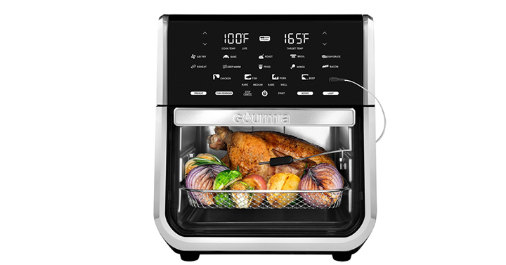 Gourmia All-in-One 14-Quart Air Fryer, Oven, Rotisserie, Dehydrator ...