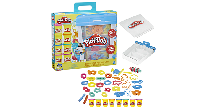 Play-Doh Carry-Along Creativity Set with 40 Tools, 8 Cans, and Carrying Case – Just $10.00 ...