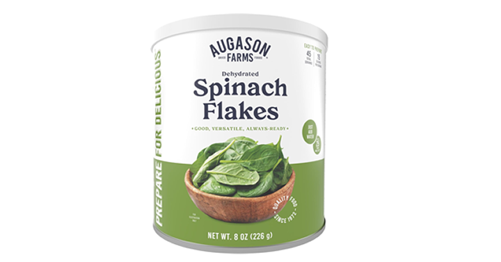 Augason Farms Dehydrated Spinach Flakes Can – Just $13.57! - Common ...