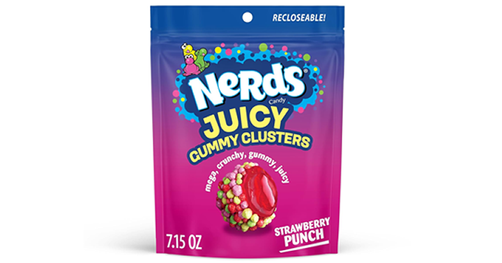 NERDS Juicy Gummy Clusters, Strawberry Punch, Juicy and Gummy Candy – Just $5.98 for TWO ...